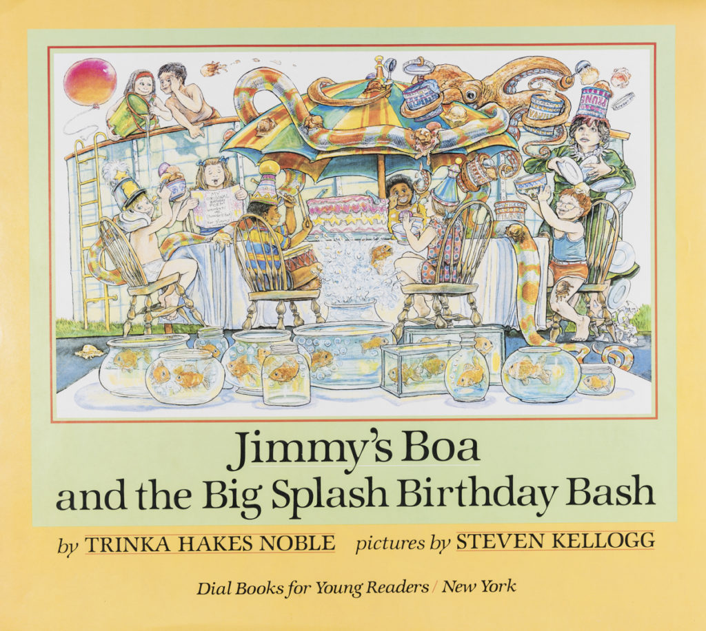 Jimmys Boa Big Splash Poster – Trinka Hakes Noble ~ Author and Illustrator
